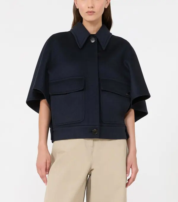 Max Mara Cashmere Cape Jacket