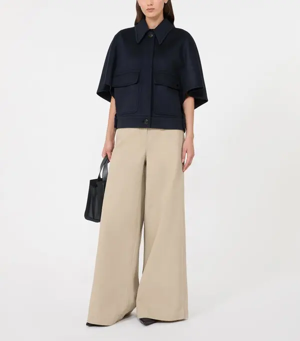 Max Mara Cashmere Cape Jacket