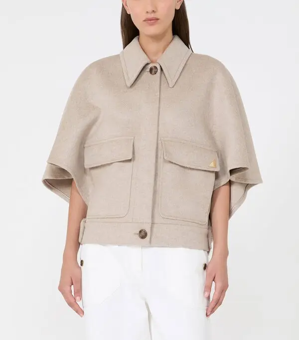 Max Mara Cashmere Cape Jacket
