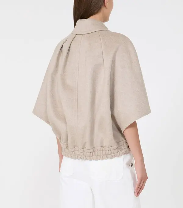 Max Mara Cashmere Cape Jacket
