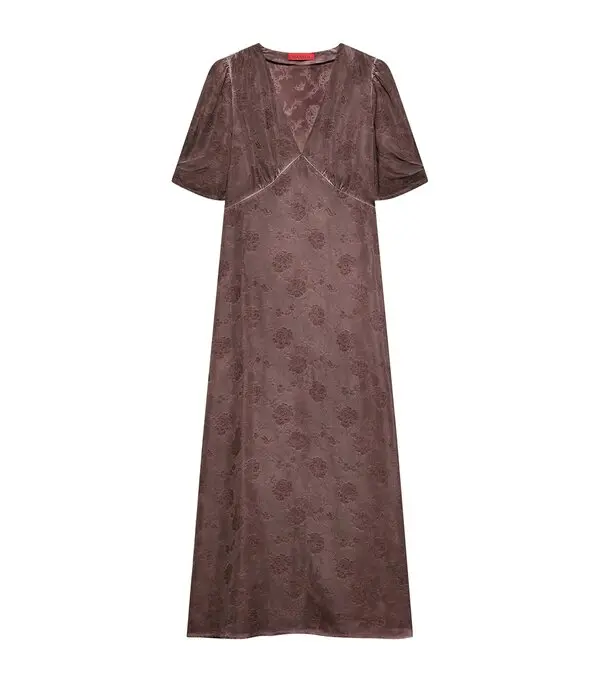 Max & Co. Floral Jacquard Midi Dress