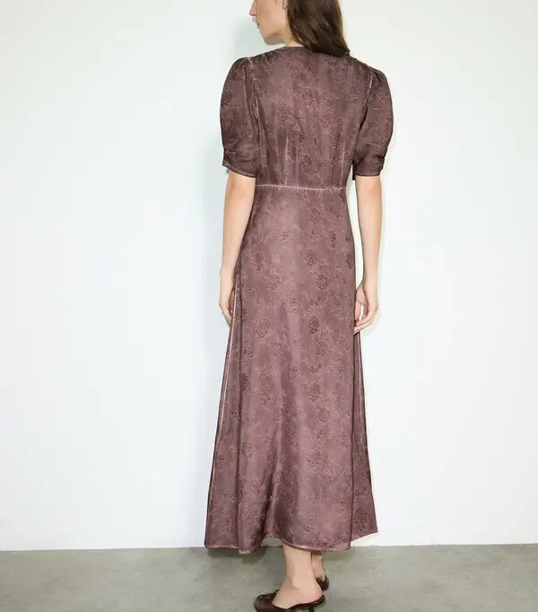 Max & Co. Floral Jacquard Midi Dress