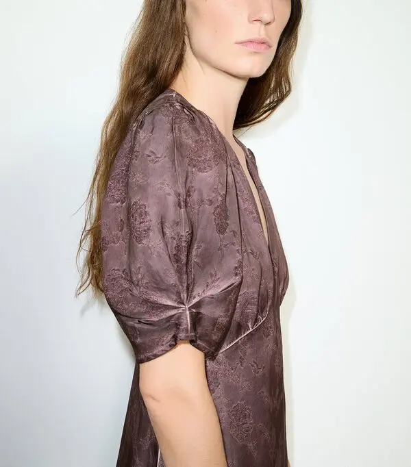 Max & Co. Floral Jacquard Midi Dress