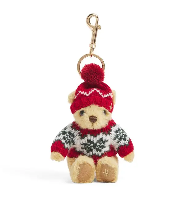 Harrods Christmas Bear Keyring