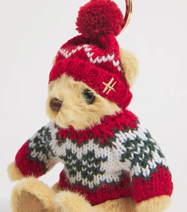 Harrods Christmas Bear Keyring