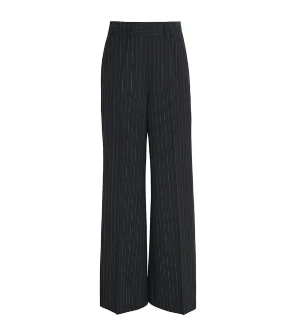ME+EM Pinstripe Wide-leg Trousers