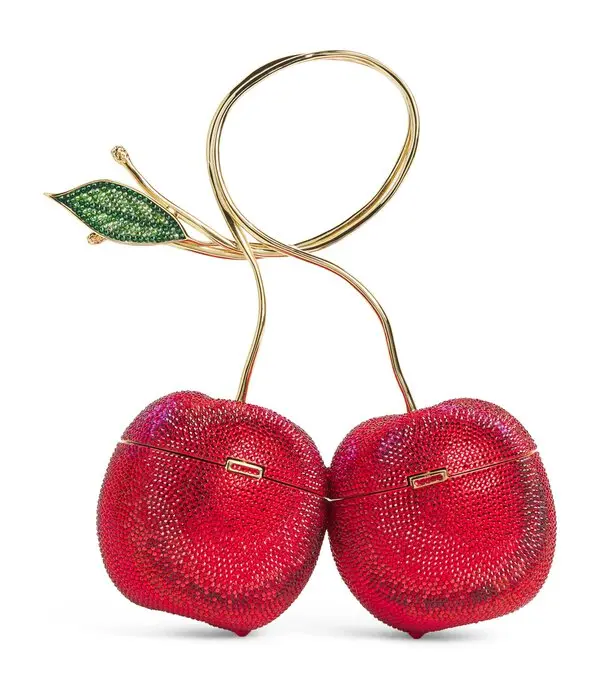 Judith Leiber Embellished Cherry Clutch Bag