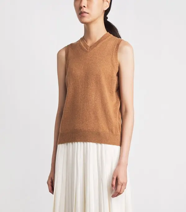 ME+EM Cashmere V-neck Sweater Vest