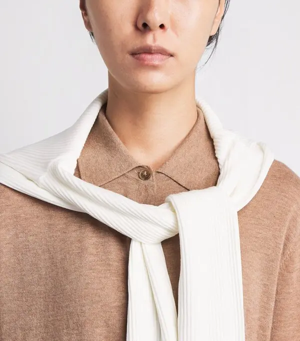 ME+EM Cashmere Knit Short-sleeve Shirt