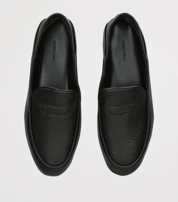 John Lobb Leather Kingston Ii Slippers