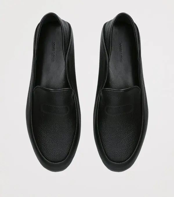 John Lobb Leather Kingston Ii Slippers