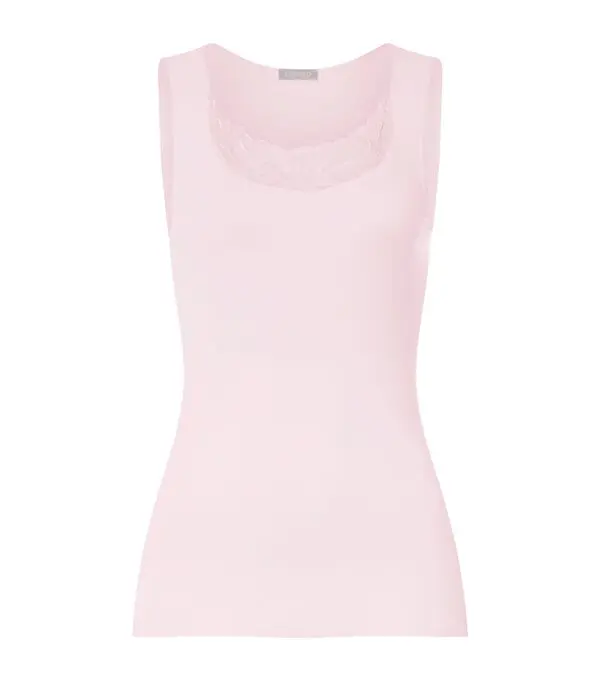 Hanro Cotton Rosaria Tank Top