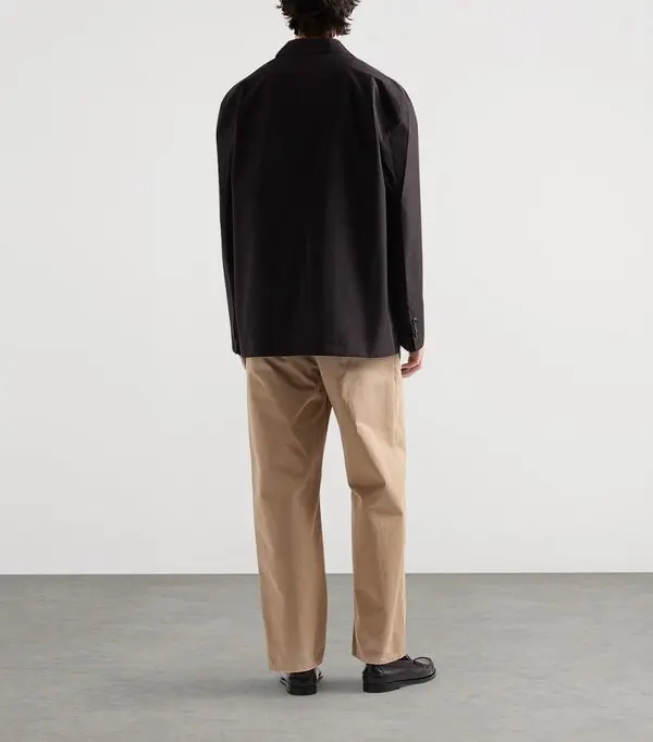 Prada Cotton Gabardine Trousers