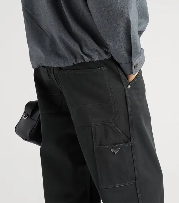 Prada Cotton Straight-leg Jeans