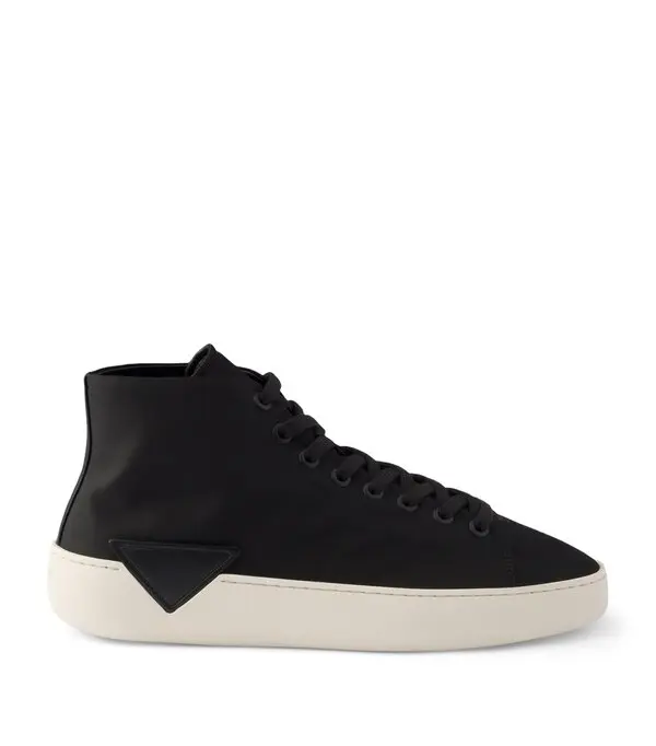 Prada Re-nylon High Top Sneakers