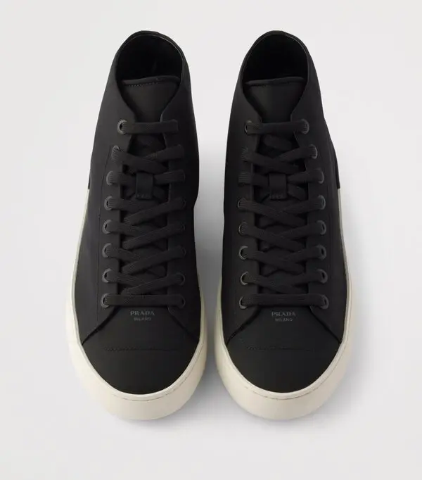 Prada Re-nylon High Top Sneakers