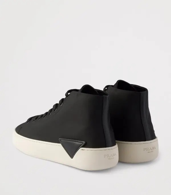 Prada Re-nylon High Top Sneakers