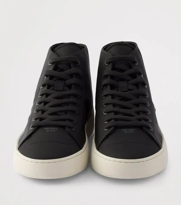 Prada Re-nylon High Top Sneakers