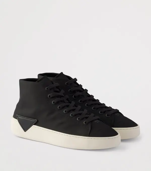 Prada Re-nylon High Top Sneakers