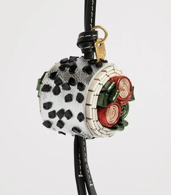 ANYA HINDMARCH Leather Uramaki Sushi Bag Charm