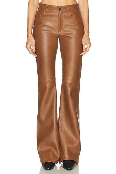 HAIKURE Flora Silky Leather Trousers