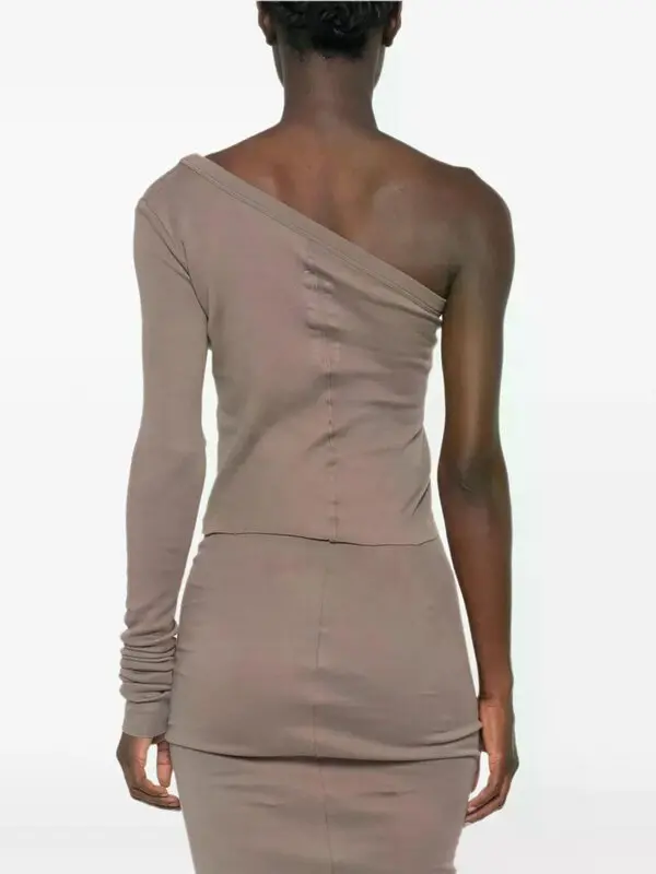 Rick Owens One-shoulder Asymmetric-neck Top