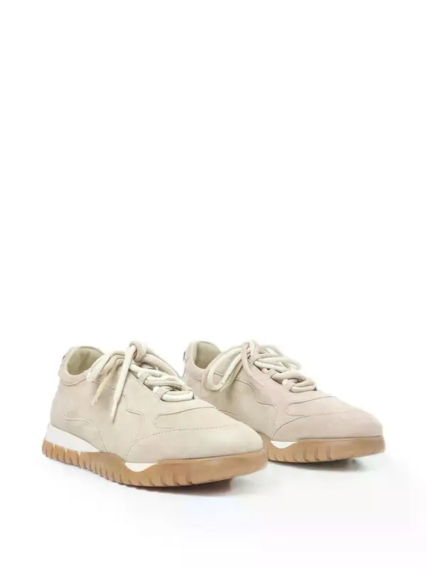 Peserico Panelled Suede Sneakers