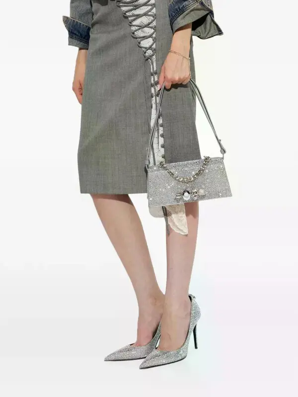 Alexander McQueen Jewelled Crystal-embellished Shoulder Bag