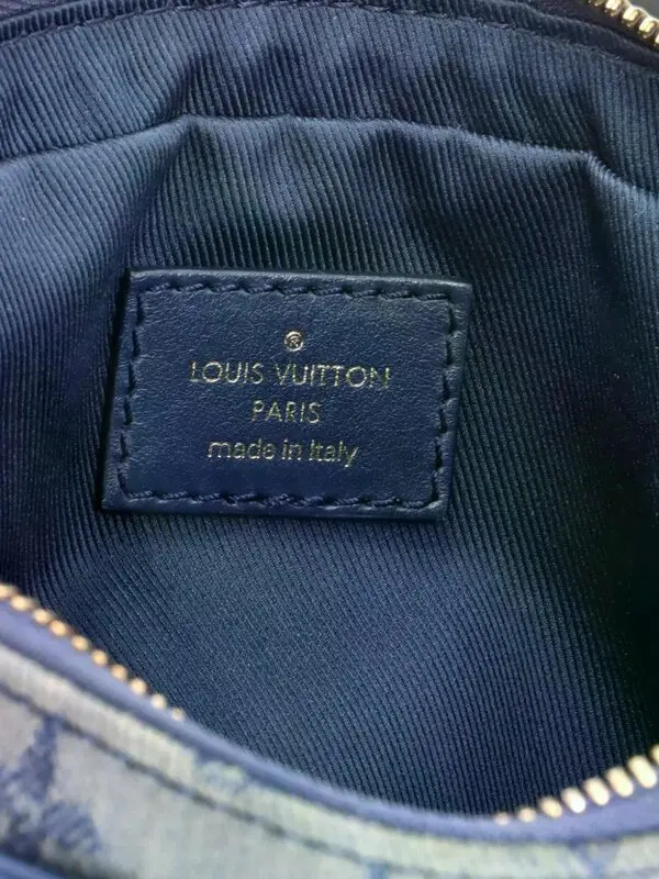 LOUIS VUITTON Monogram Denim Outdoor Bumbag - Blue