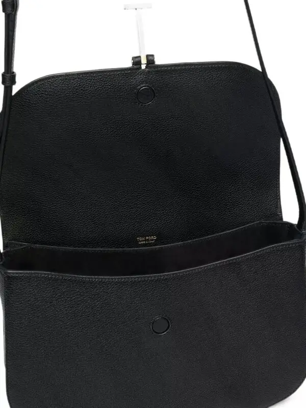 TOM FORD Medium Kara T-logo Grained-leather Cross Body Bag