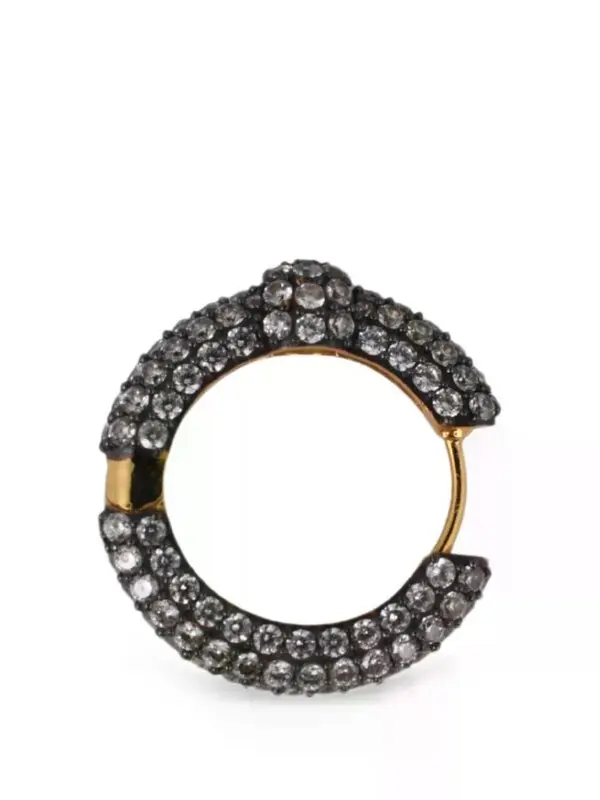 POCHE PARIS Harmony Crystal Hoop Earrings