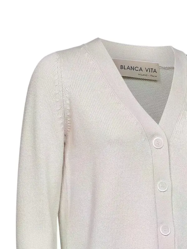 BLANCA VITA V-neck Virgin Wool Cardigan