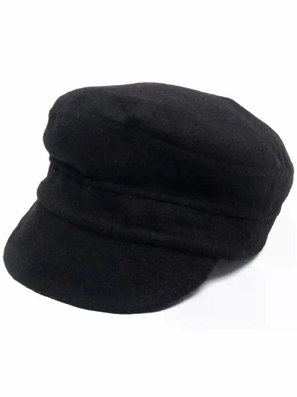 P.a.r.o.s.h Knitted Wool Sailor Cap - Black