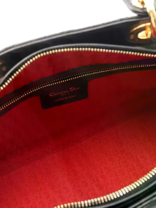 Dior Large Lady Canage Tote Bag - Black