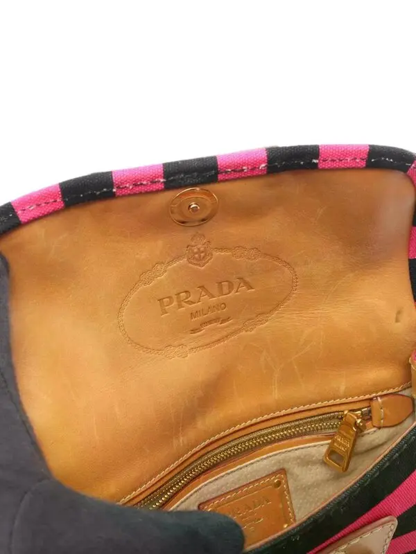 Prada 2000s Canapa Rig Shoulder Bag