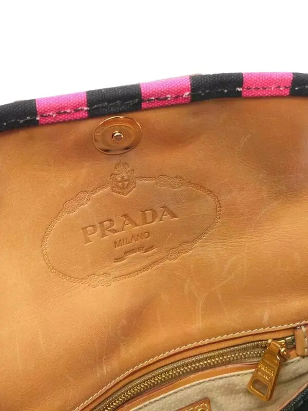Prada 2000s Canapa Rig Shoulder Bag