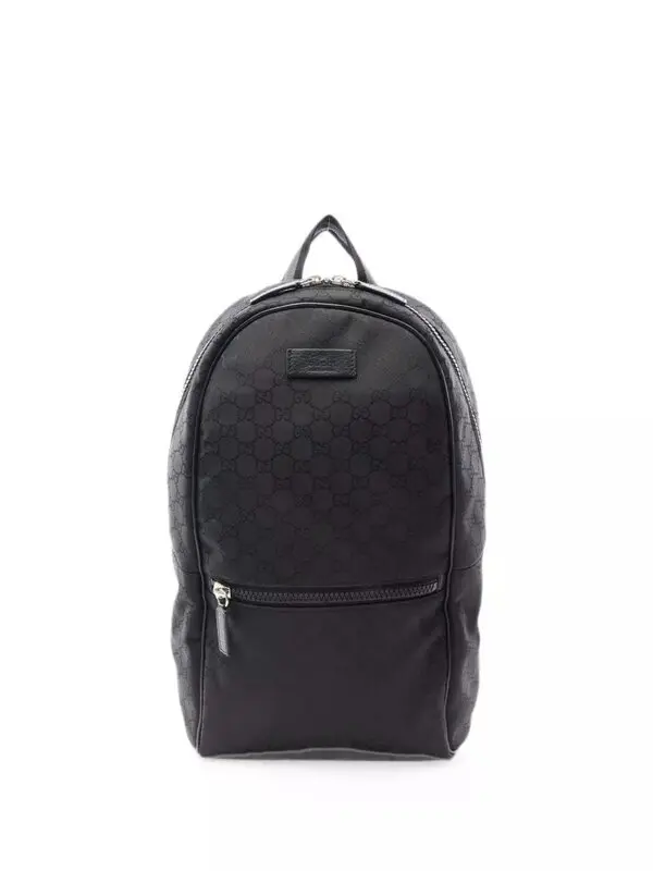 Gucci Gg Pattern Backpack