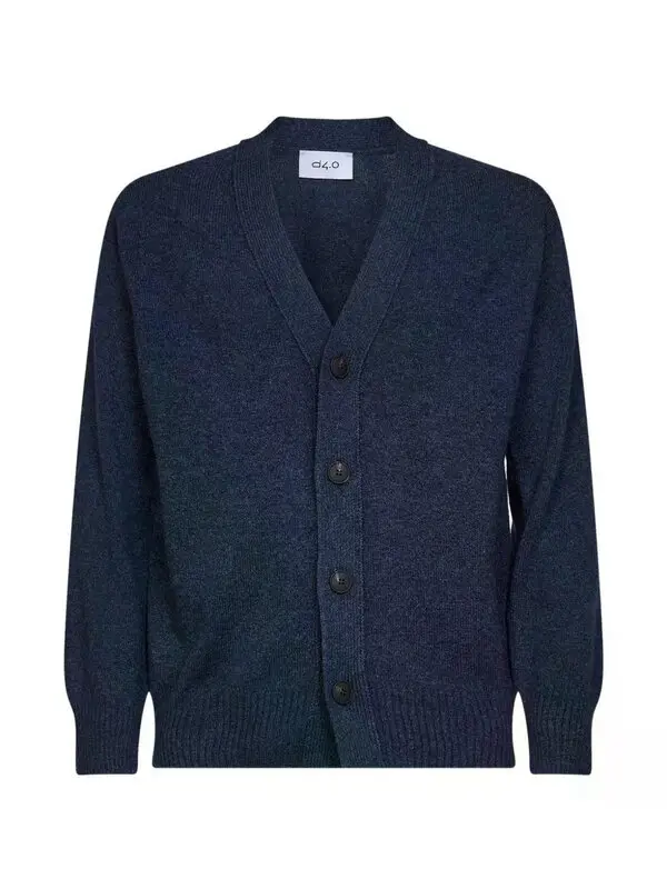 D4.0 V-neck Button-up Cardigan