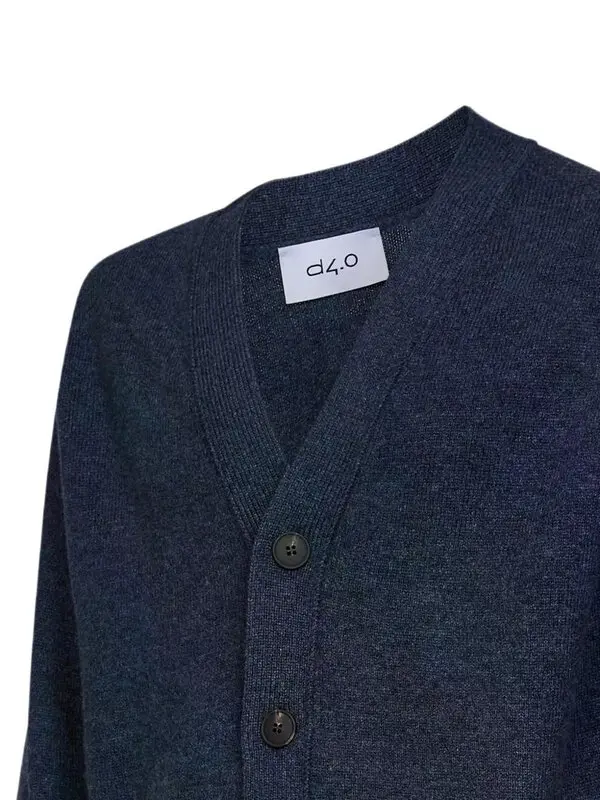 D4.0 V-neck Button-up Cardigan