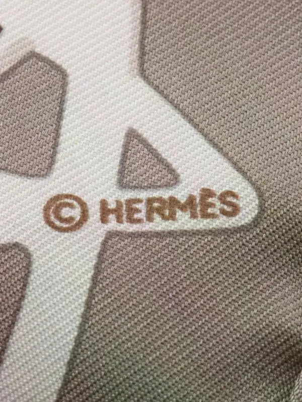 Hermès 2010s Calèche Élastique Scarf - Neutrals