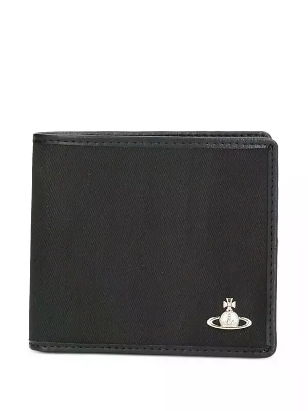 VIVIENNE WESTWOOD Orb-plaque Billfold Wallet - Black