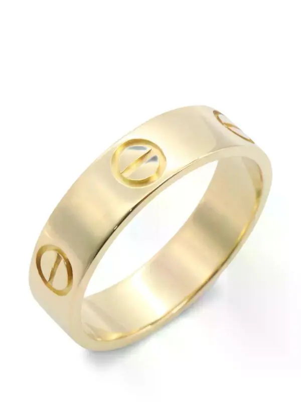 Cartier 18k Yellow Motif Band Ring - Gold
