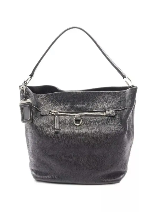 Prada Leather Shoulder Bag - Black