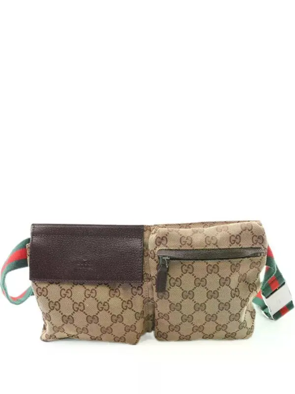 Gucci 2000s Gg Canvas Belt Bag