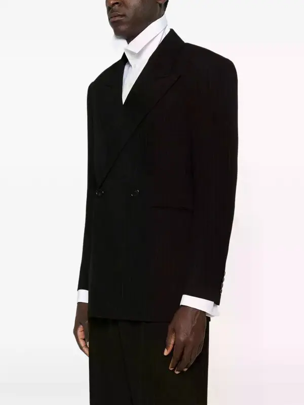 Saint Laurent Pinstripe Double-breasted Blazer