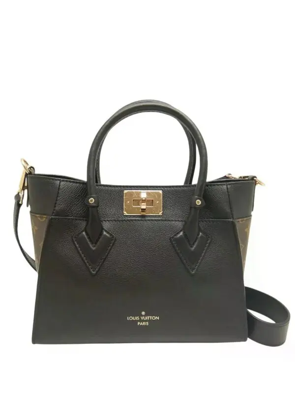 LOUIS VUITTON 2021-2026 Monogram On My Side Pm Satchel - Black