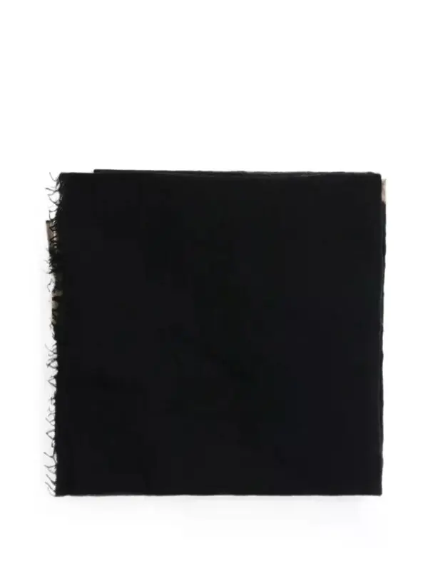 MIRROR IN THE SKY Raw-edge Scarf