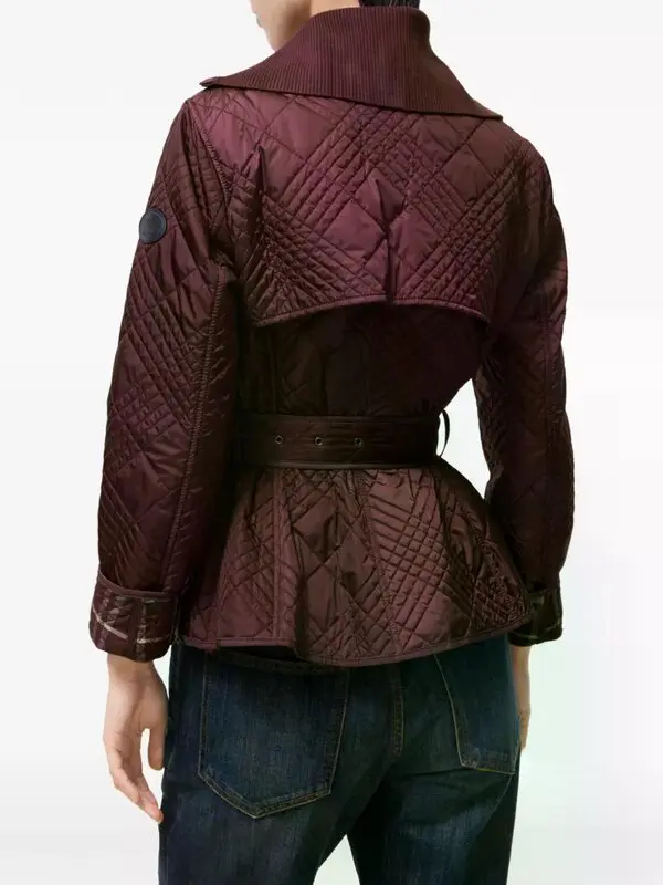 Burberry Micro Check-stitch Nylon Abbeydale Jacket