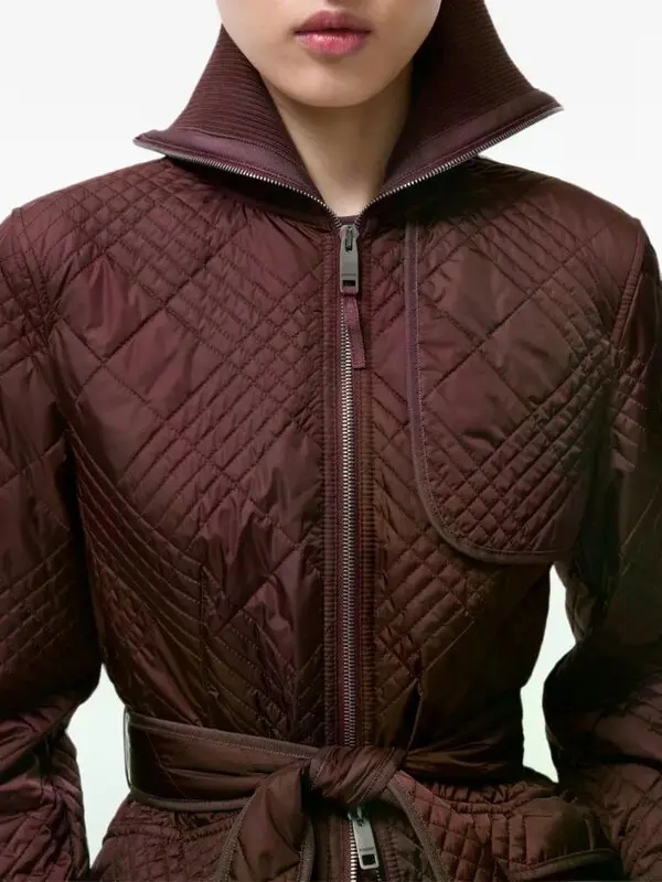 Burberry Micro Check-stitch Nylon Abbeydale Jacket