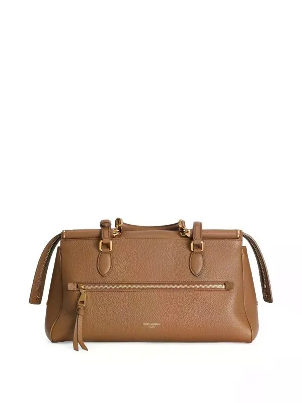 Dolce & Gabbana Calf Leather & Pvc Bag - Brown